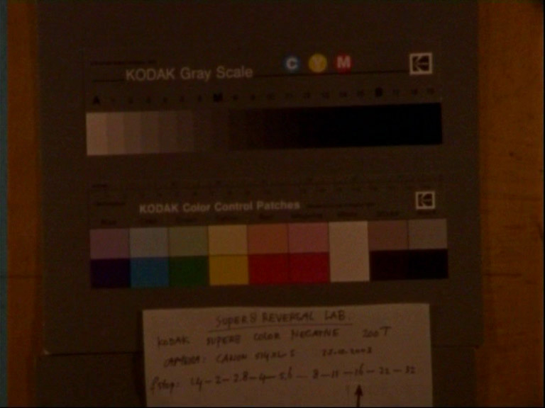 Test 5: exposure vision | Super8 Reversal Lab