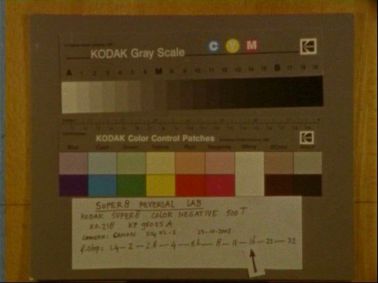 Test 5: exposure vision | Super8 Reversal Lab